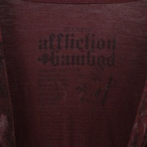 Affliction | Shirts | Rare Affliction Mens Tshirt Size 3xl Angel Red ...